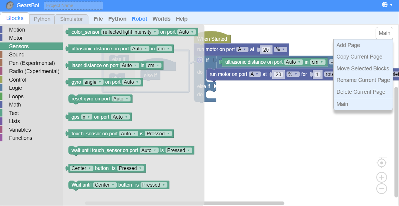 Simulátory (novinka 2023) :: Základy robotiky na základnej škole